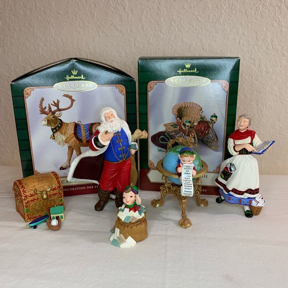Hallmark | Holiday | 20 Hallmark Santa At The North Pole Keepsake ...